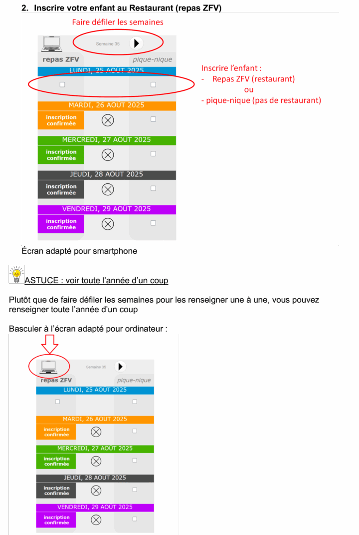 INSCRIPTIONS – Cycle d'orientation de la Veveyse